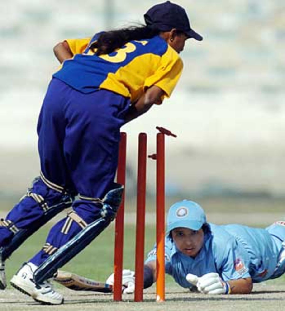 Jaya Sharma is stumped for 62 | ESPNcricinfo.com