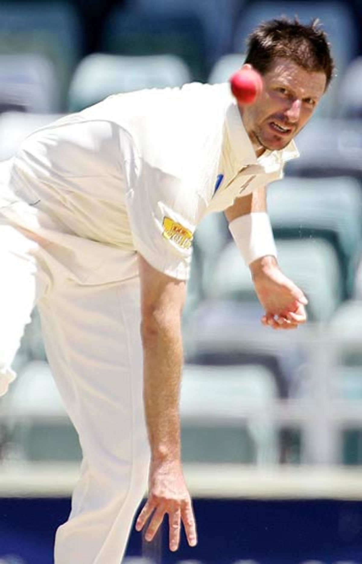 Michael Kasprowicz sends down a delivery | ESPNcricinfo.com