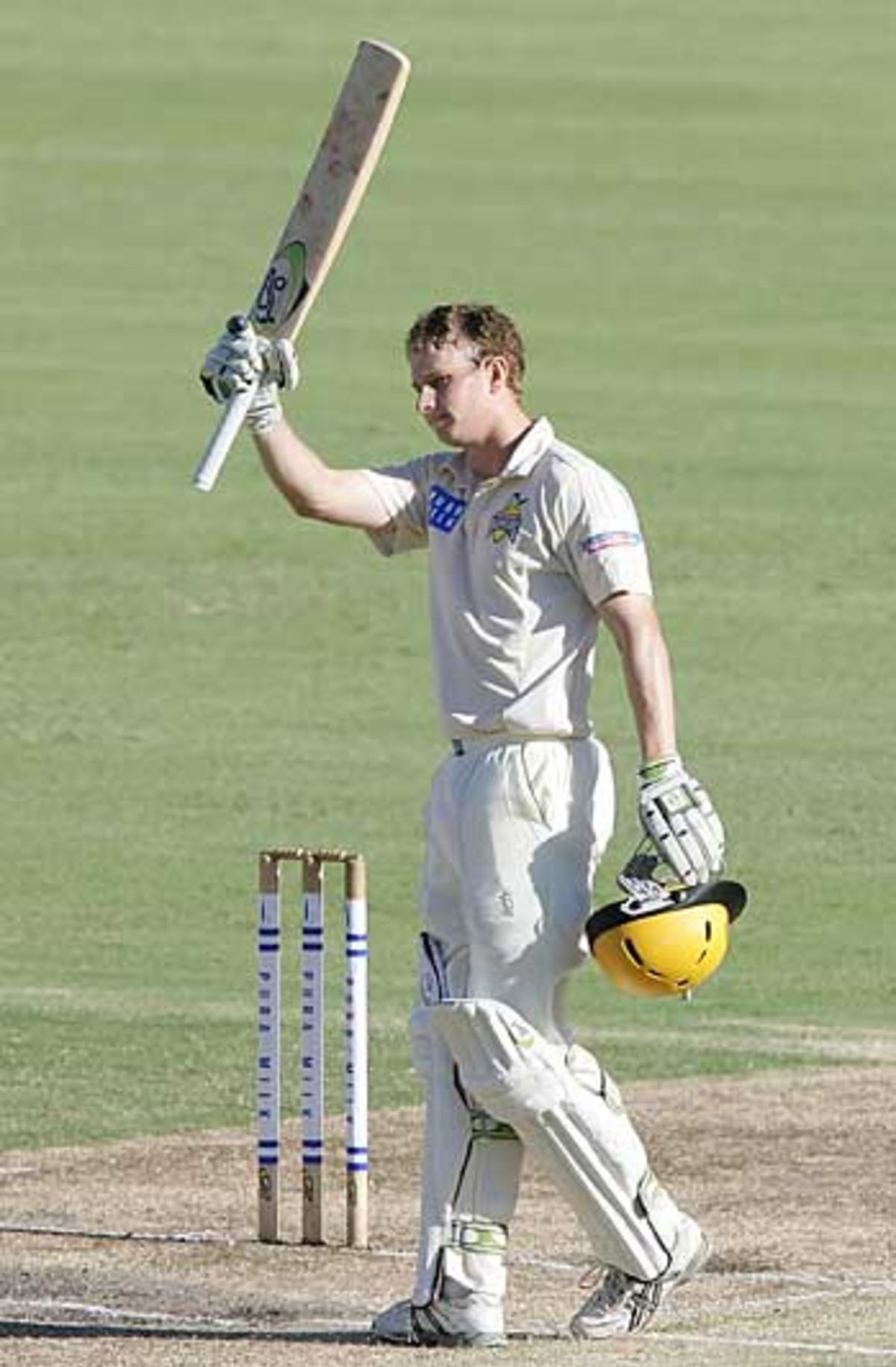 Adam Voges celebrates his defiant century | ESPNcricinfo.com