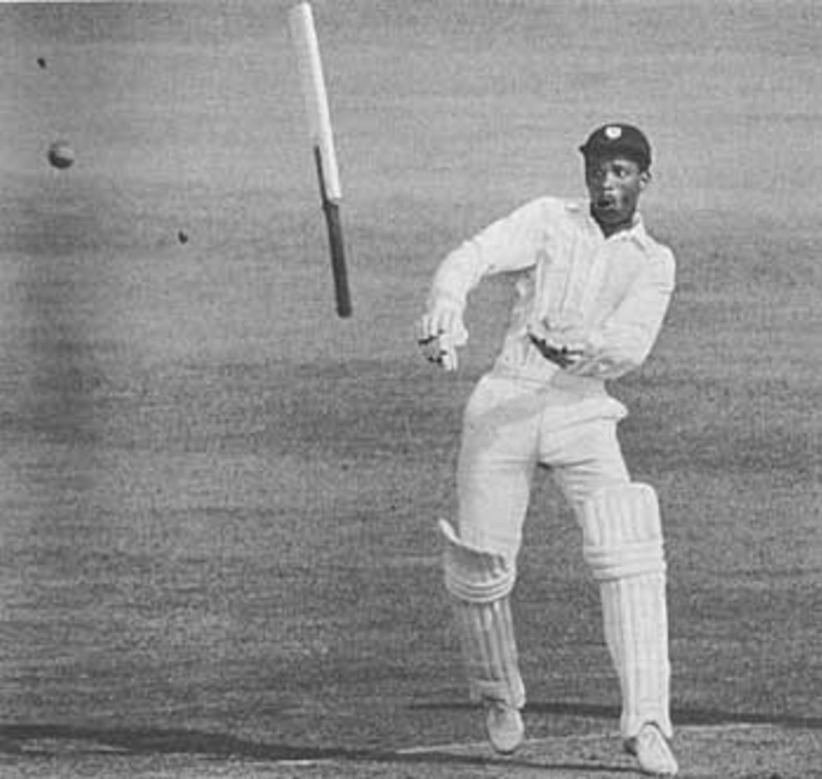 Ron Headley flinches to a ball which spat | ESPNcricinfo.com