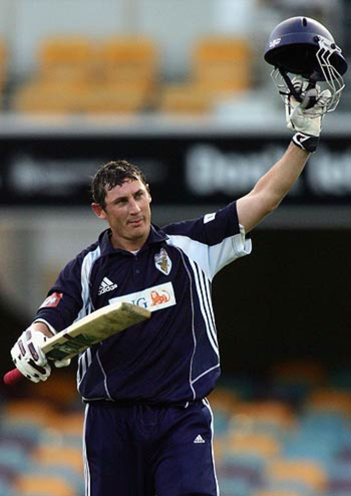 Cameron White and David Hussey put on 205 for the fourth wicket ...