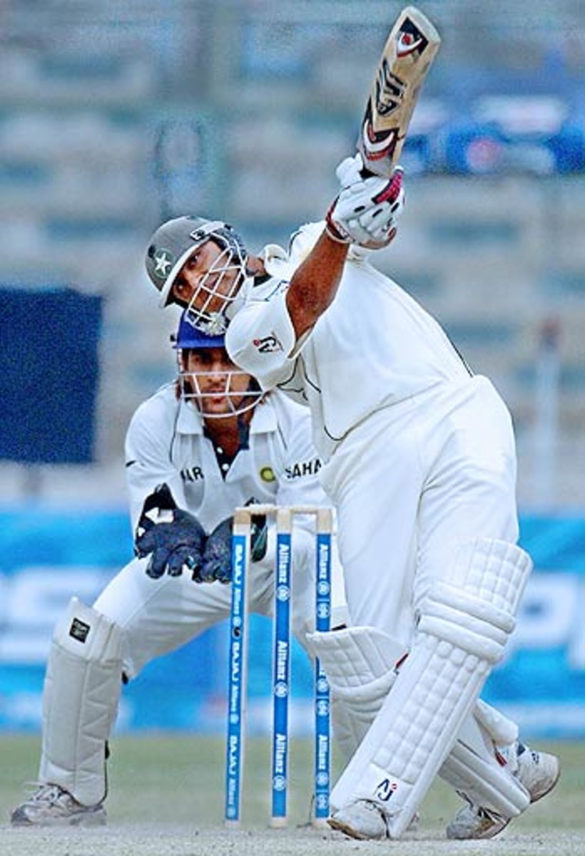 Faisal Iqbal tonks a six during his 139 | ESPNcricinfo.com