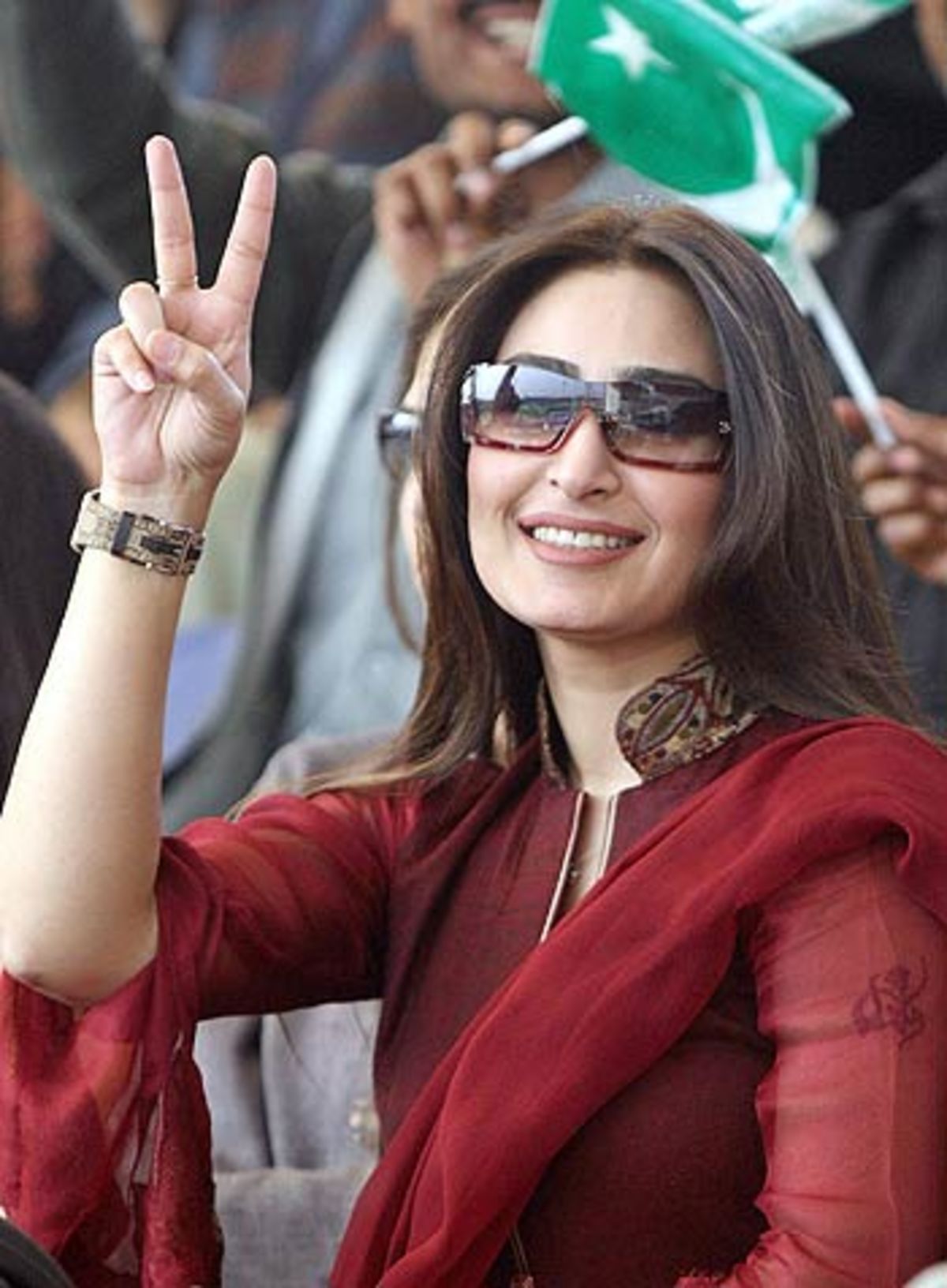Pakistani actress Reema enjoys the festivities | ESPNcricinfo.com