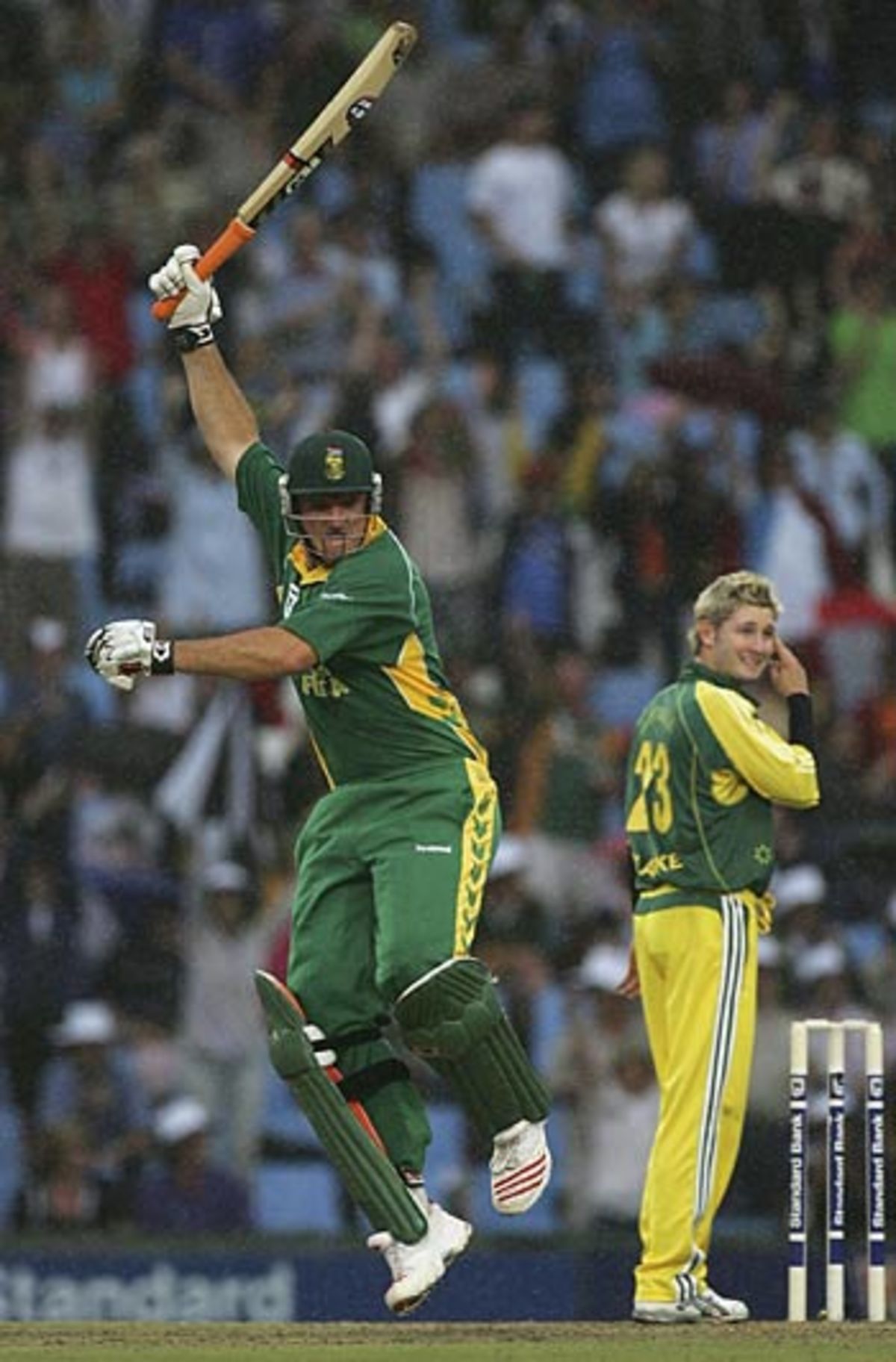 Graeme Smith shows his joy on reaching a century | ESPNcricinfo.com