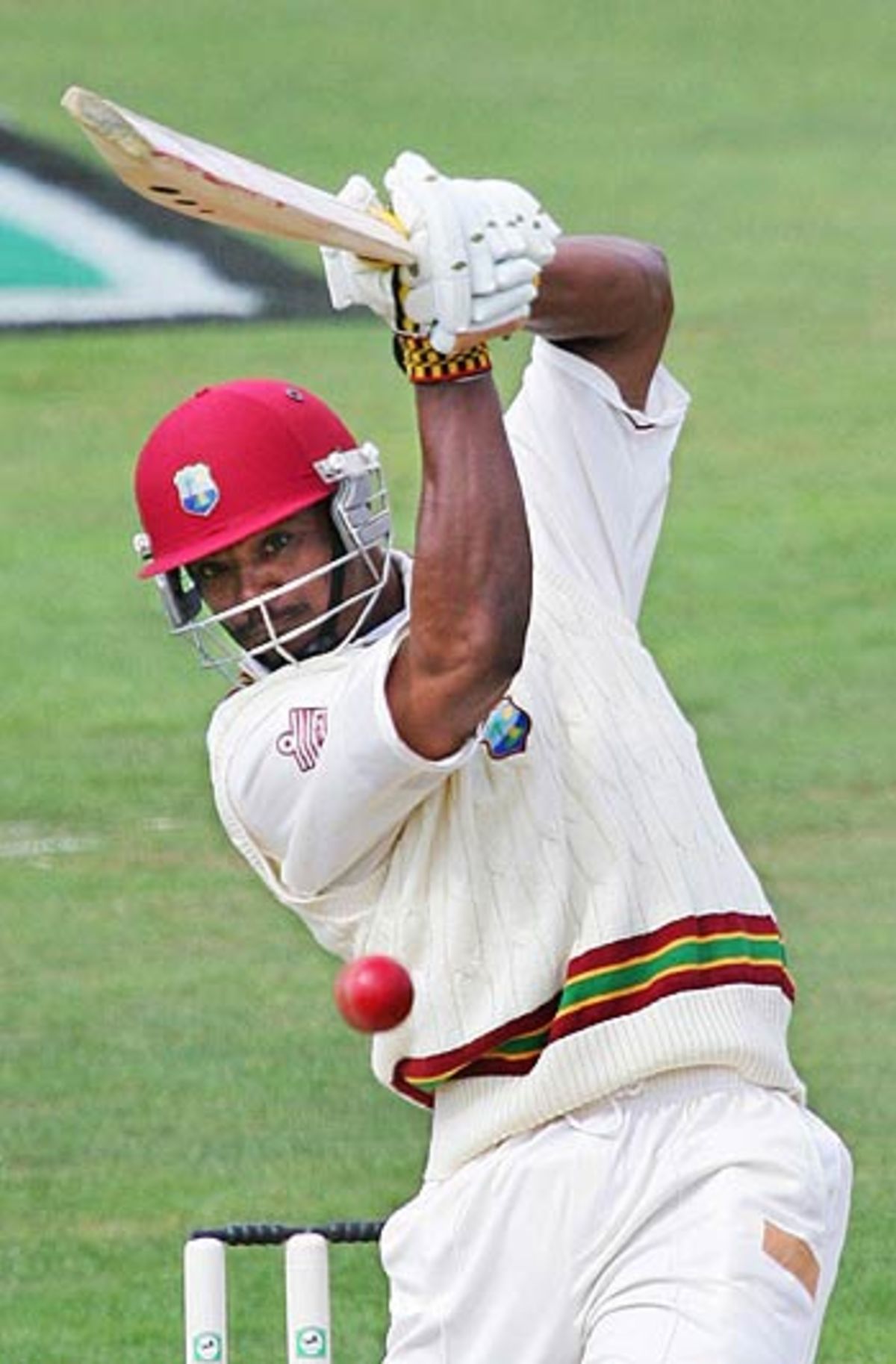 Runako Morton drives during his half-century | ESPNcricinfo.com