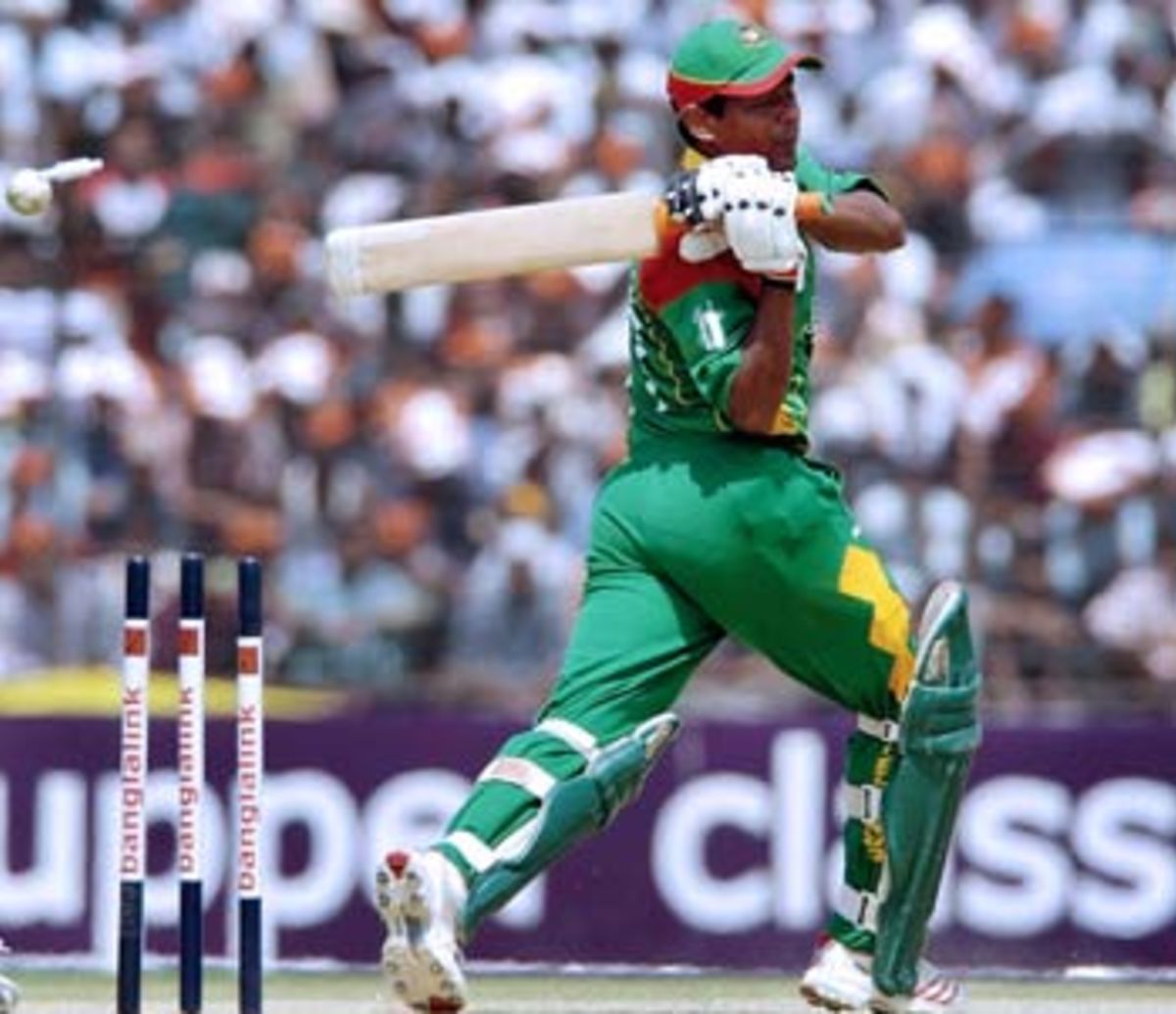 Mohammad Rafique is cleaned up | ESPNcricinfo.com