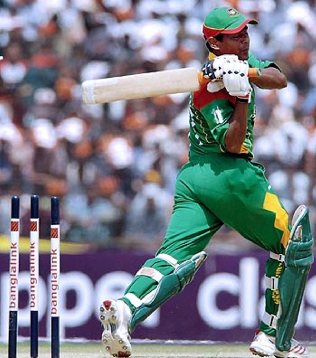 Mohammad Rafique is bowled by Jimmy Kamande | ESPNcricinfo.com