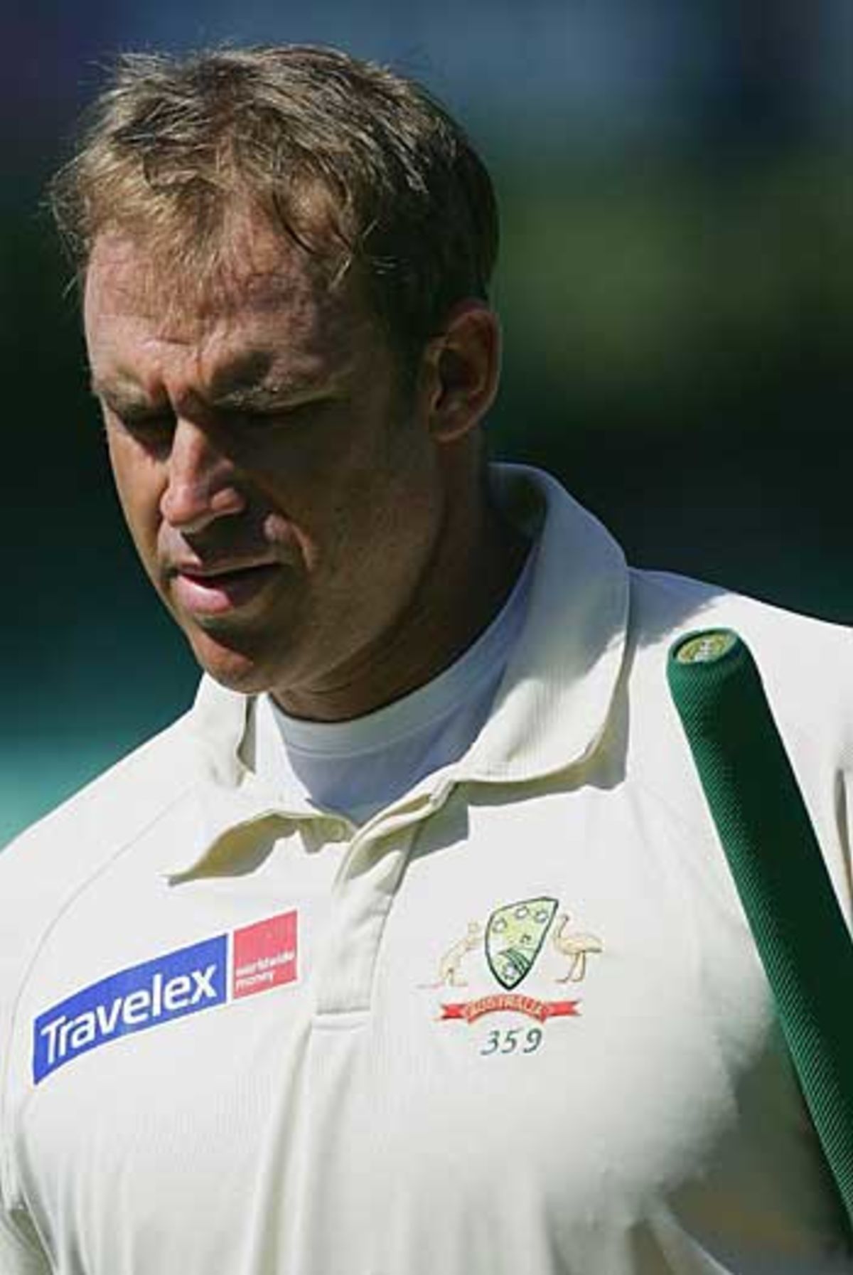 Matthew Hayden trudges off after being dismissed for nought ...
