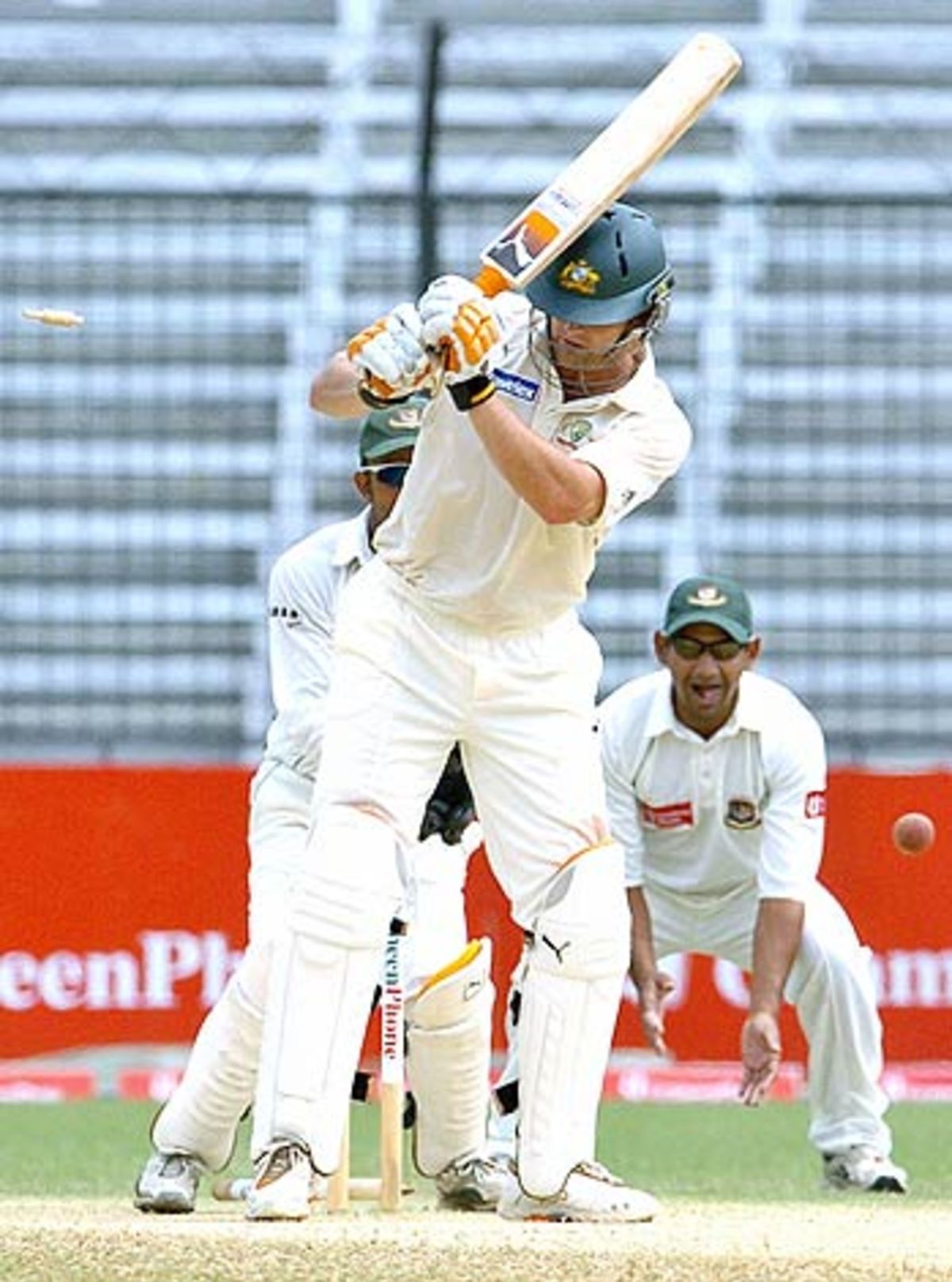 Adam Gilchrist loses his off stump | ESPNcricinfo.com