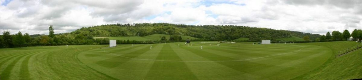 A panorama of Sir Paul Getty's ground at Wormsley Park | ESPNcricinfo.com