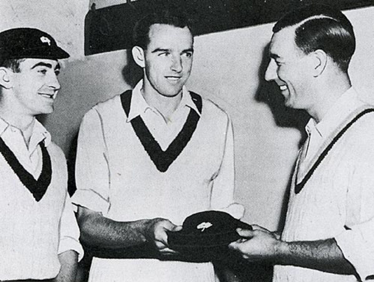 Jack Iverson dismisses Len Hutton | ESPNcricinfo.com