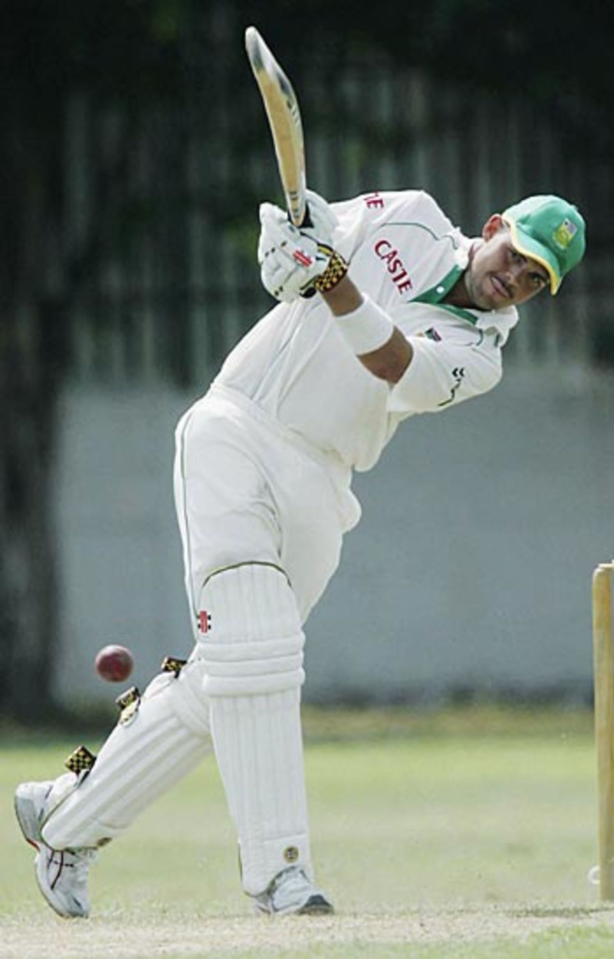 Jacques Rudolph comes down the track during his 157 | ESPNcricinfo.com