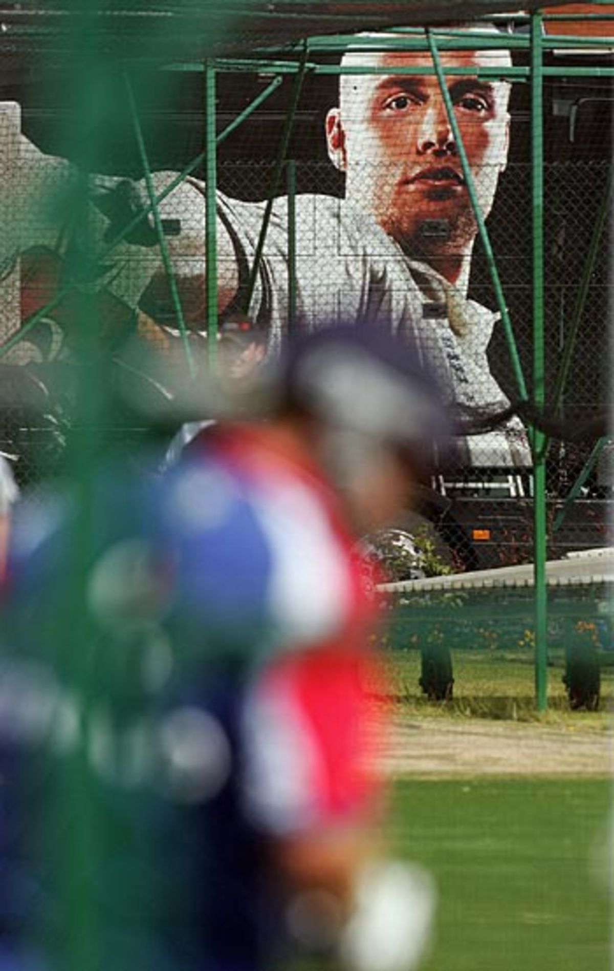 Jamie Dalrymple keeps his eye on the ball during a fielding session at ...