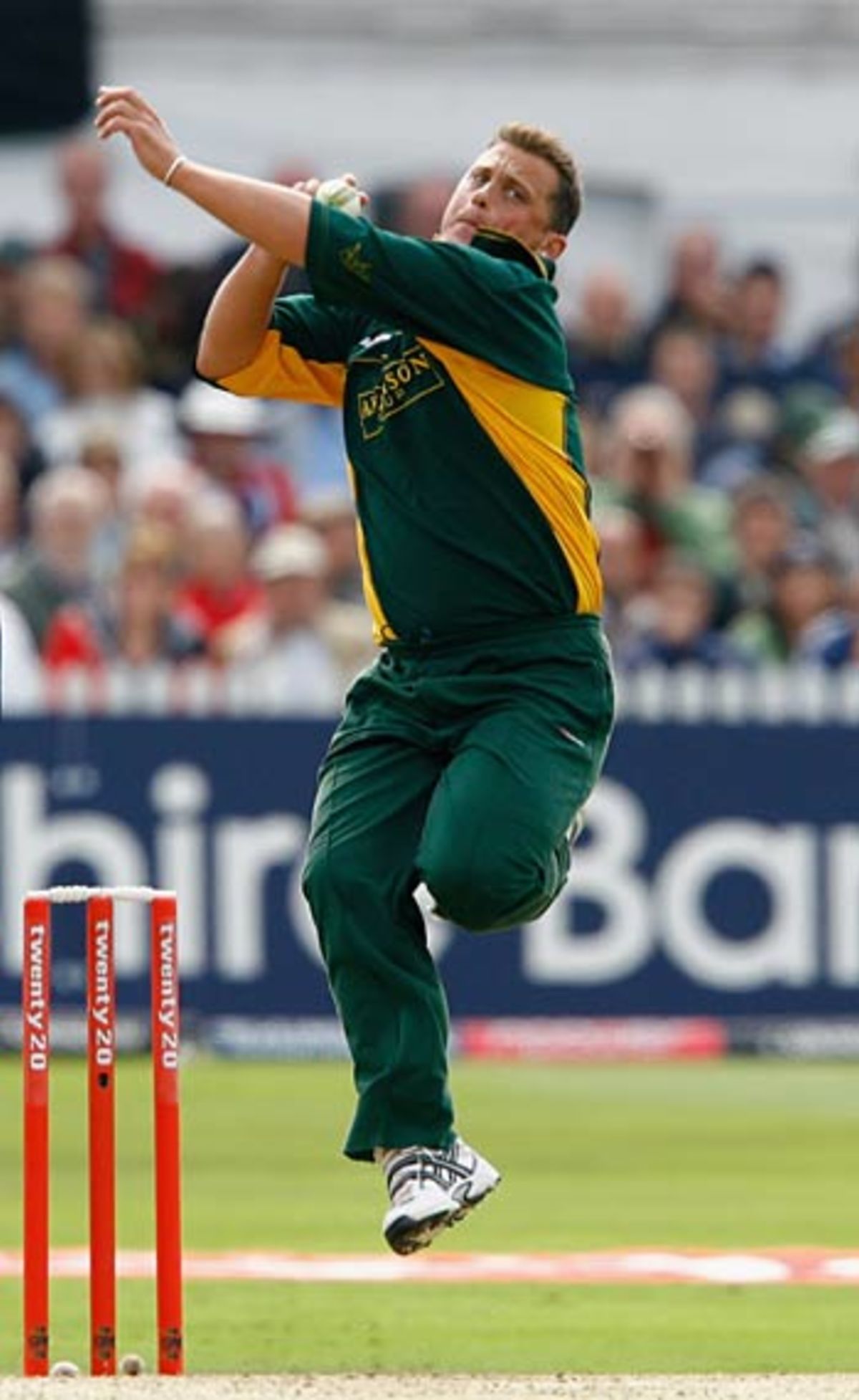 Darren Gough started well but finished on the losing side ...