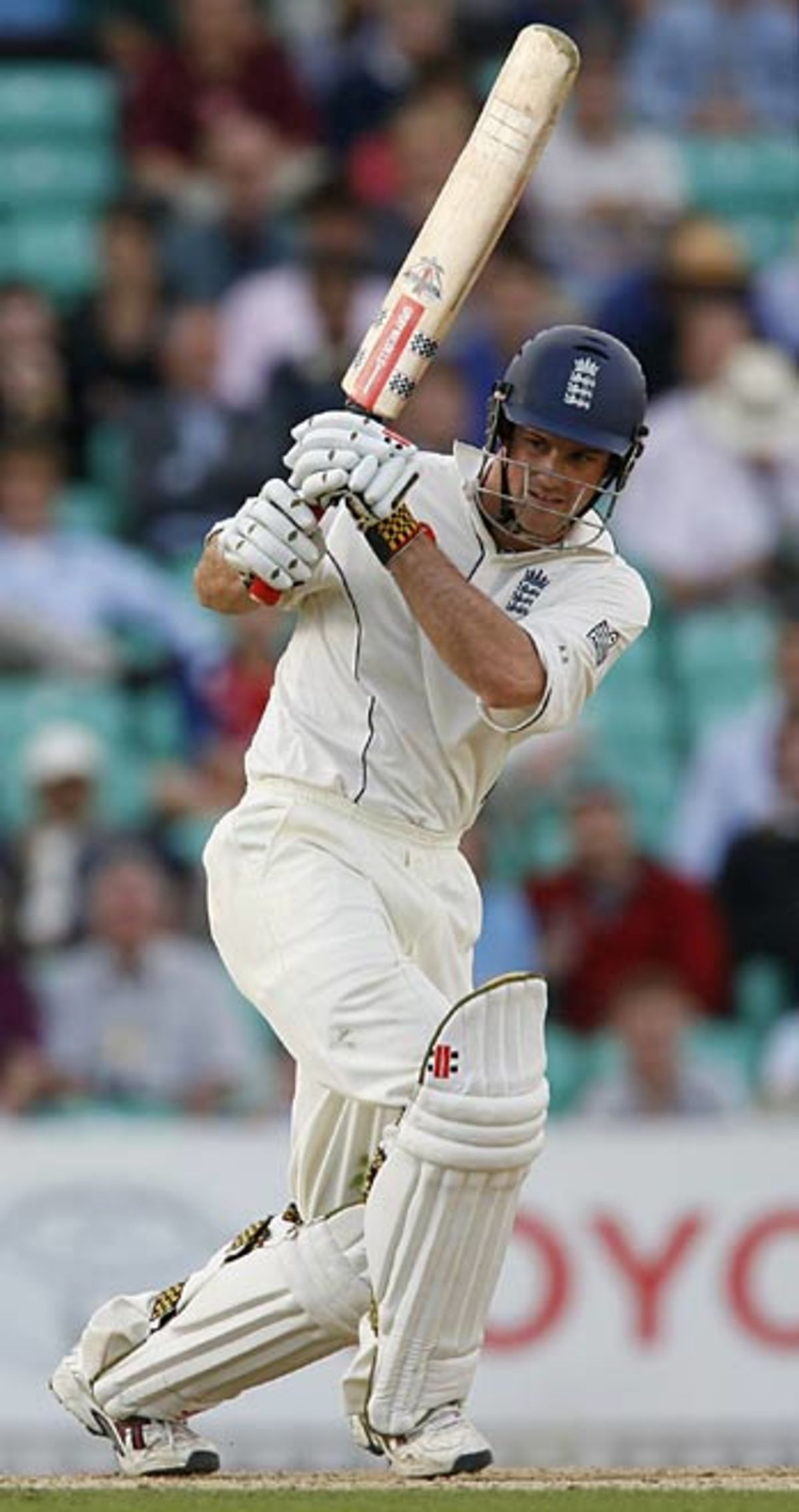 Andrew Strauss works the ball through midwicket | ESPNcricinfo.com