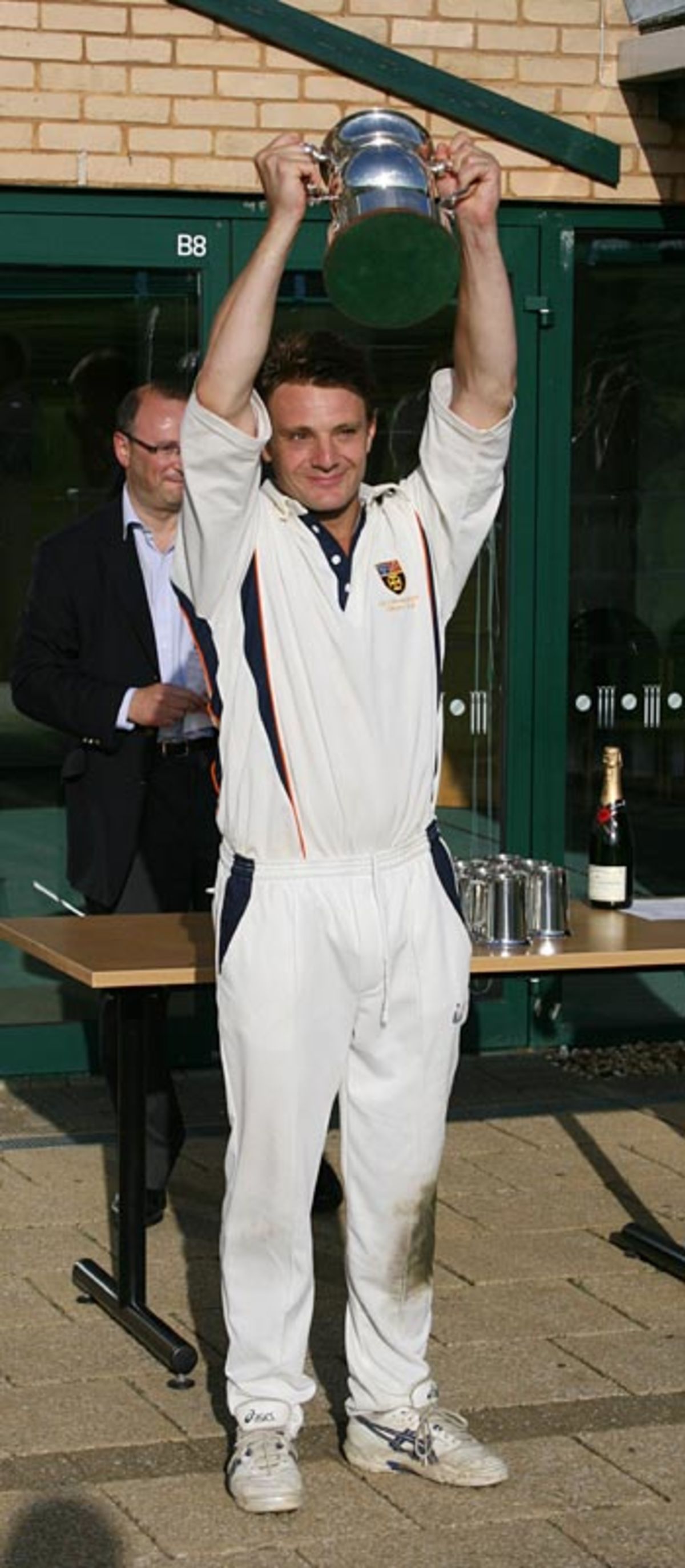 Graham Onions celebrates a wicket on the day he was called-up to the ...