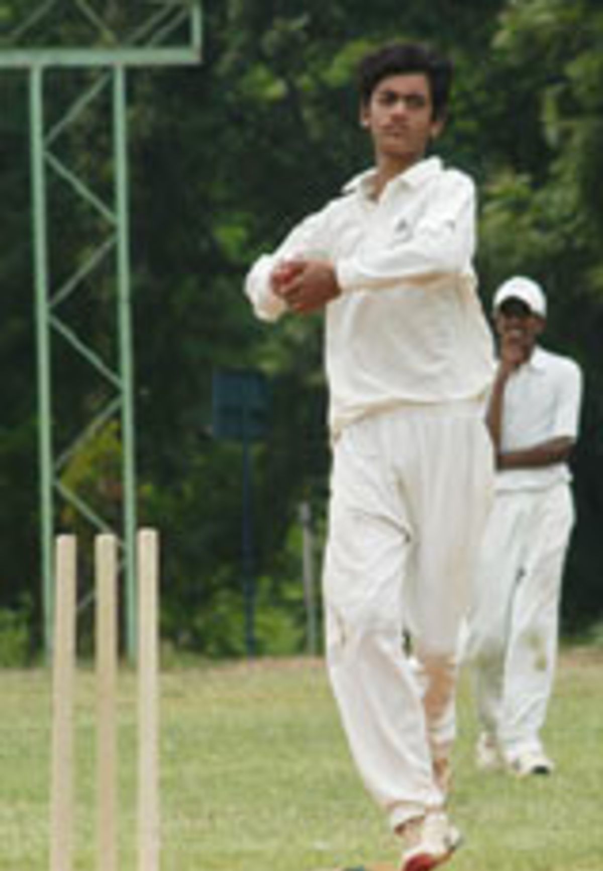 Mohammad Ayazuddin Son Of Mohammad Azharuddin Skips In To Bowl