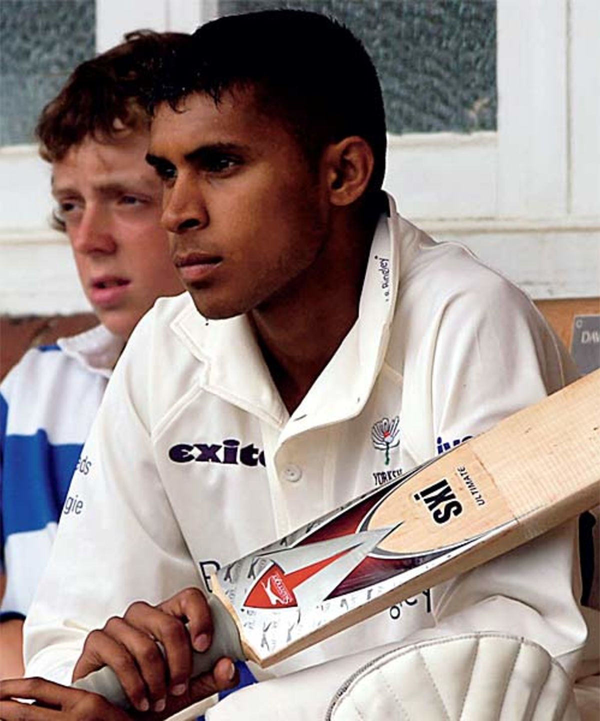 Adil Rashid waits for his turn to bat | ESPNcricinfo.com