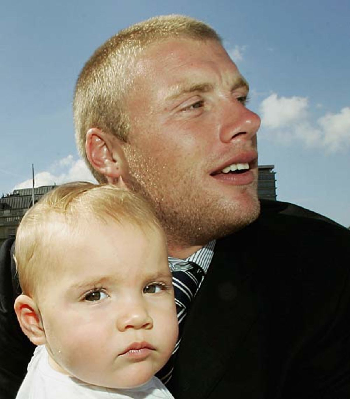 Flintoff junior and senior | ESPNcricinfo.com