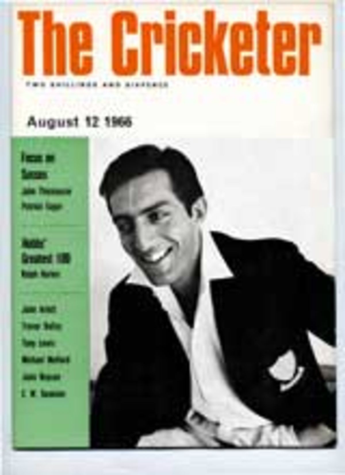 MAK Pataudi on the cover of The Cricketer | ESPNcricinfo.com