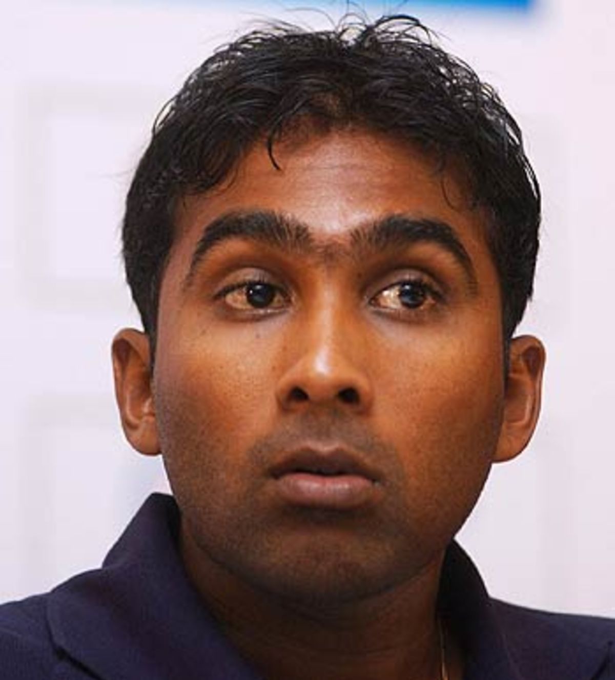Mahela Jayawardene, the Sri Lankan captain, at a Champions Trophy press ... Mahela Jayawardene, the Sri Lankan captain, at a Champions Trophy press ...