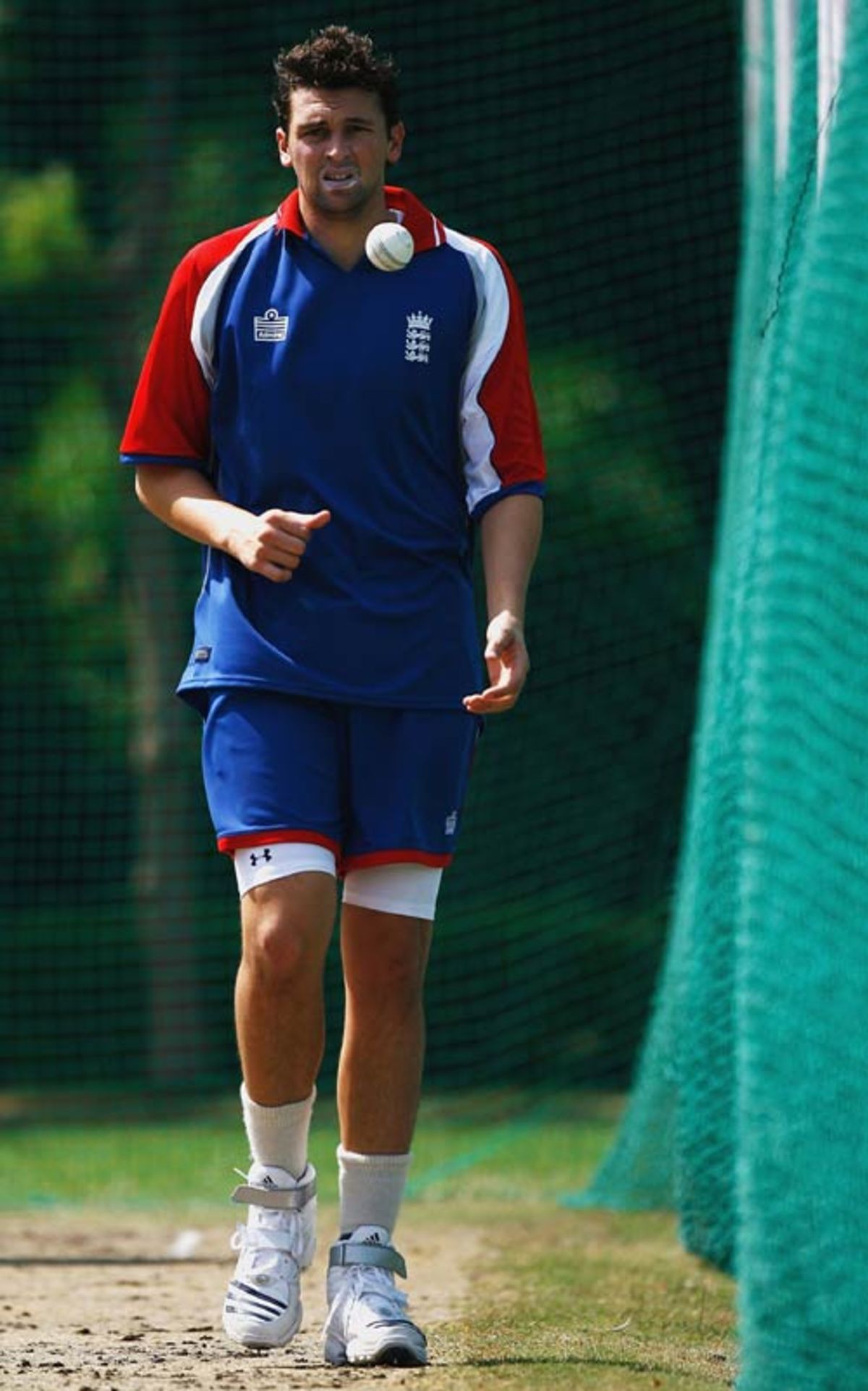 Steve Harmison warms up in the nets | ESPNcricinfo.com