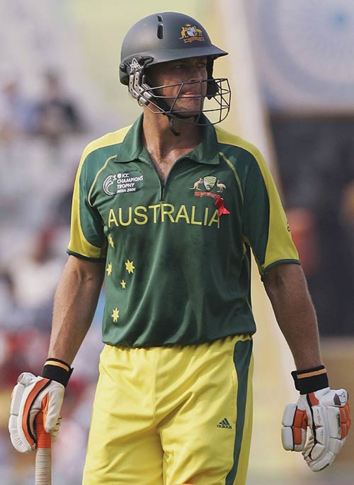 Adam Gilchrist makes his way back after scoring just 3 | ESPNcricinfo.com