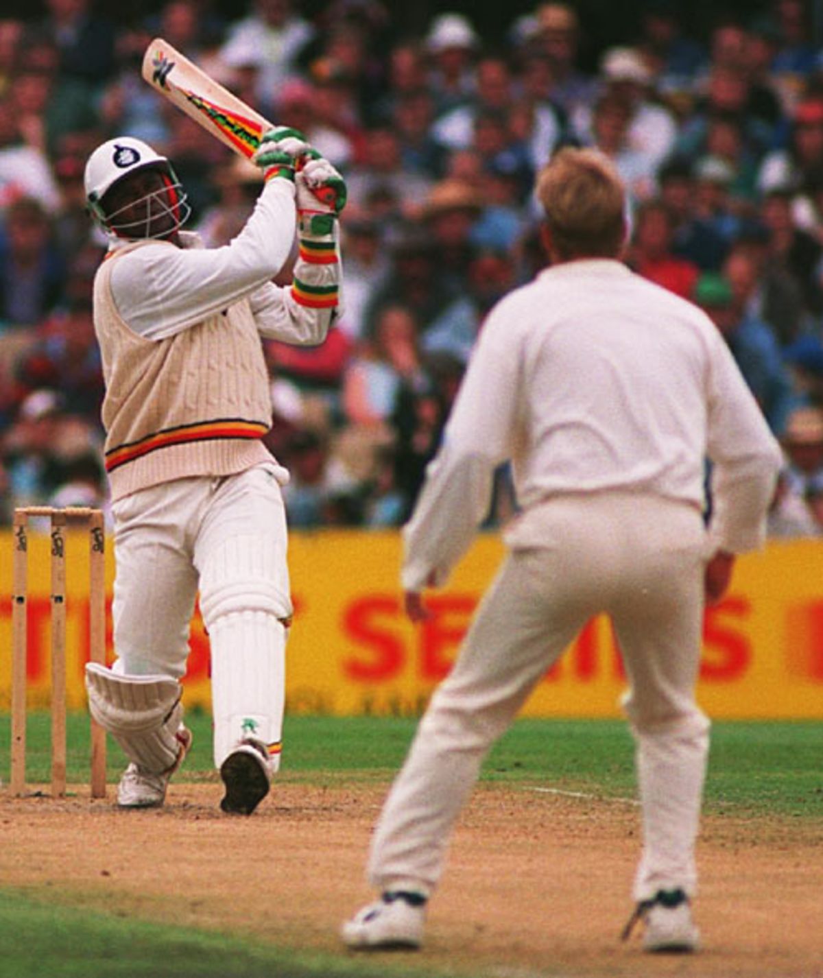 Devon Malcolm smashes Shane Warne for six | ESPNcricinfo.com