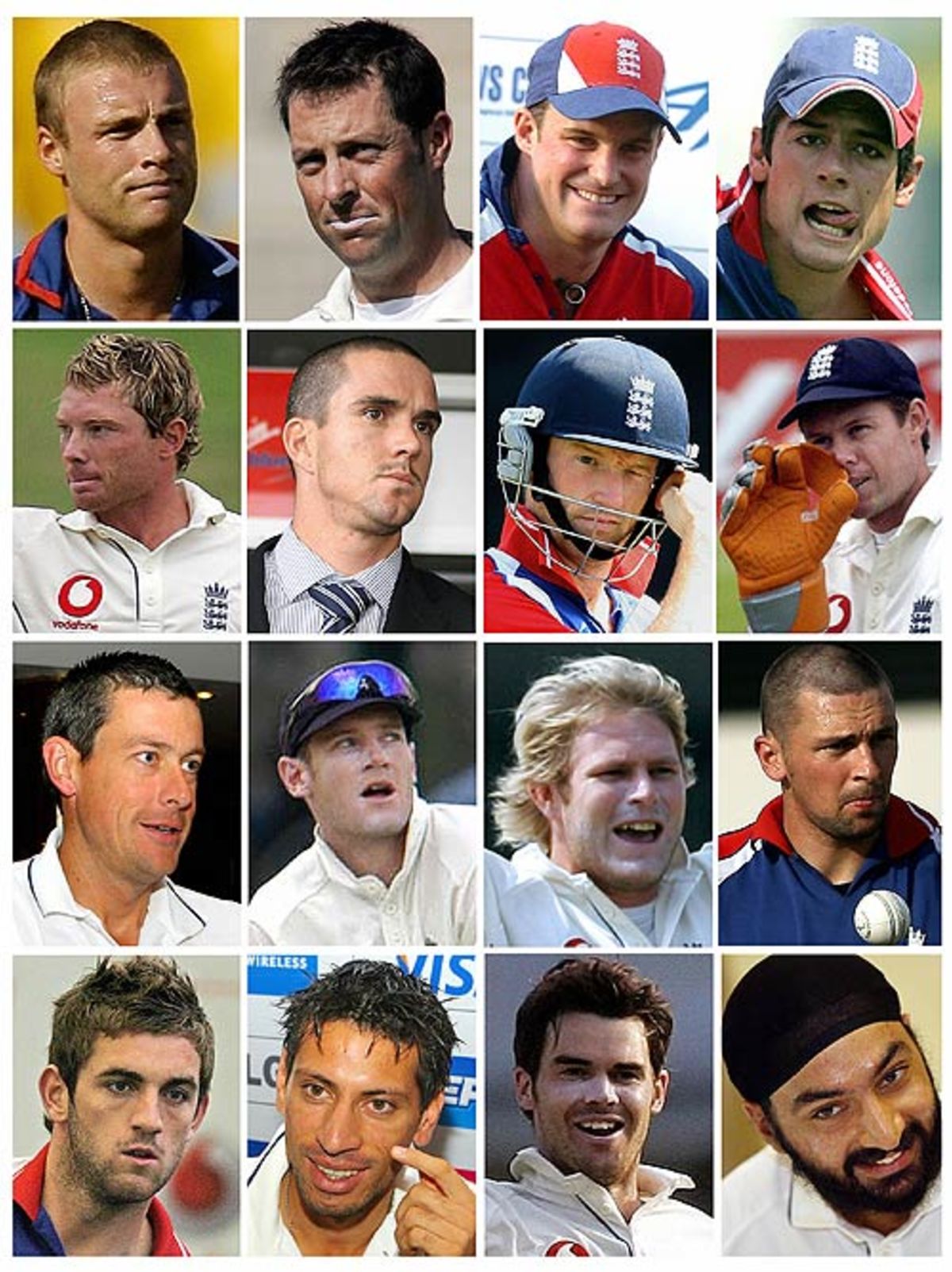 A collage of headshots of the England squad | ESPNcricinfo.com