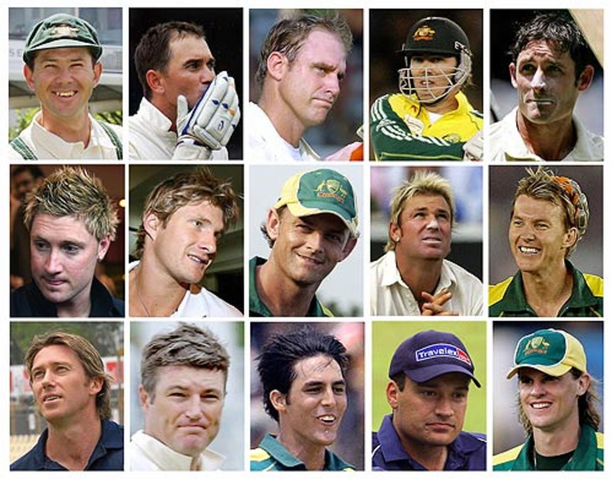 A collage of headshots of the Australian squad | ESPNcricinfo.com