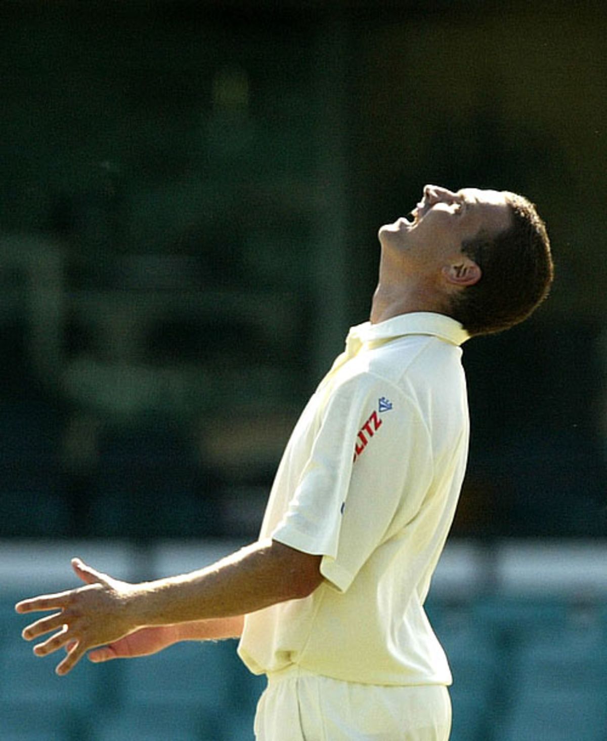 Stuart Clark shows his frustration | ESPNcricinfo.com