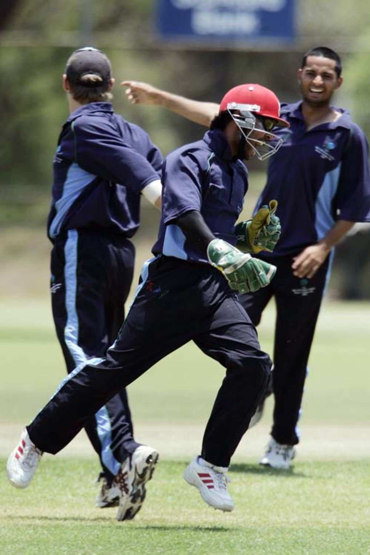 Ashish Bagai (keeper), Abdool Samad (bowler), William Porterfield ...