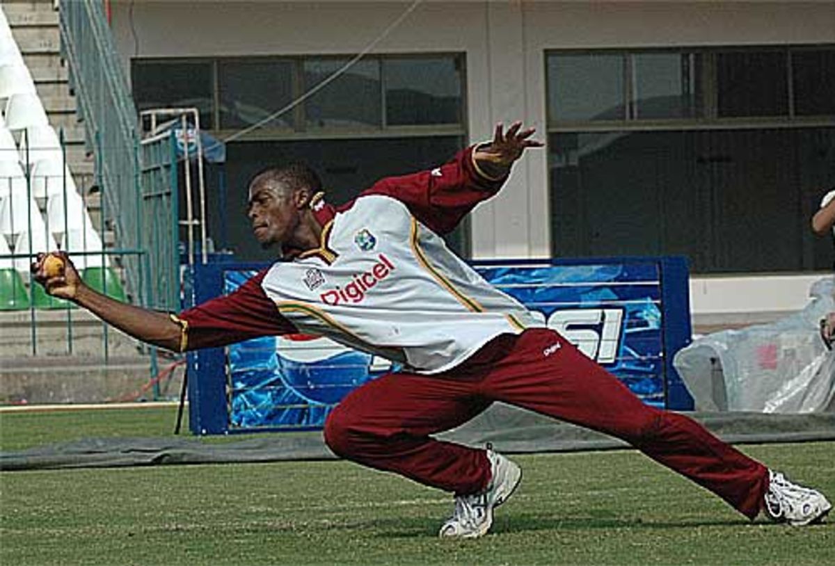 Daren Powell snaps up a sharp chance in practice | ESPNcricinfo.com