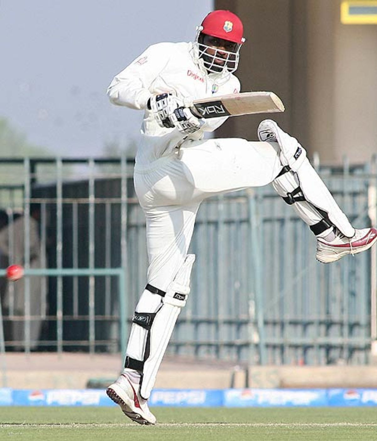 Chris Gayle pulls the ball in West Indies' first innings | ESPNcricinfo.com