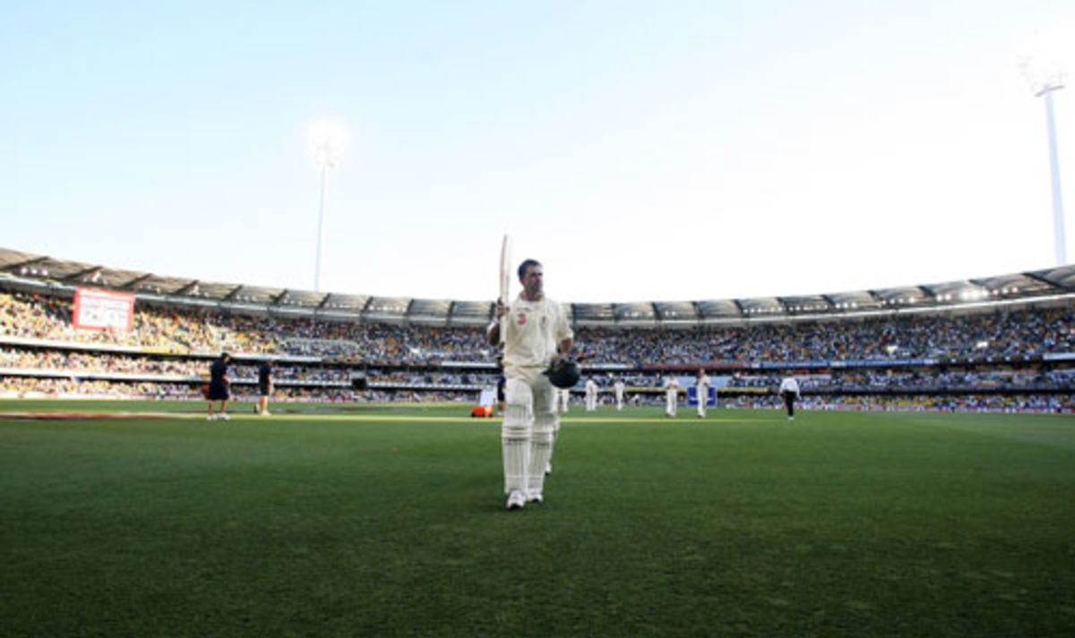 A good days work: Ricky Ponting leaves the ground unbeaten on 137 | ESPNcricinfo.com