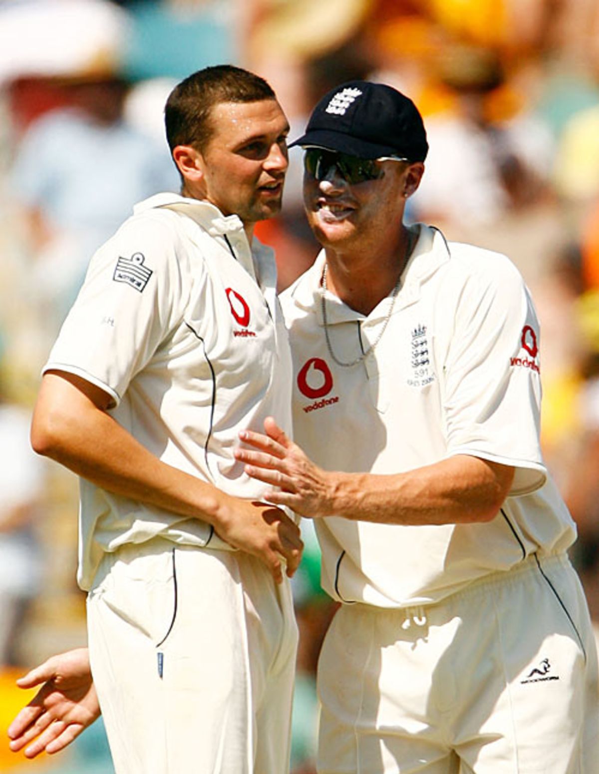 Steve Harmison at last celebrates a wicket | ESPNcricinfo.com