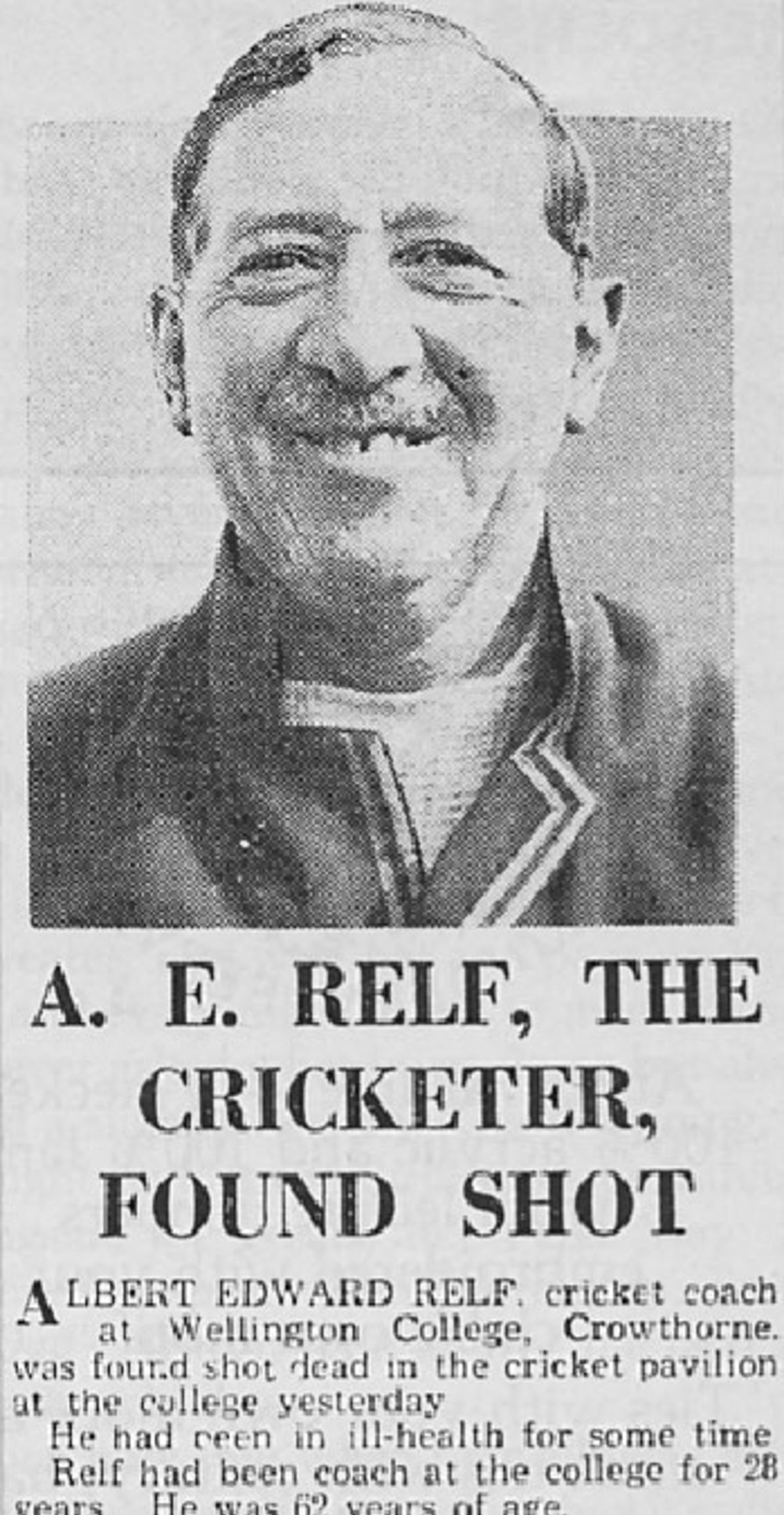 Albert Relf | ESPNcricinfo.com