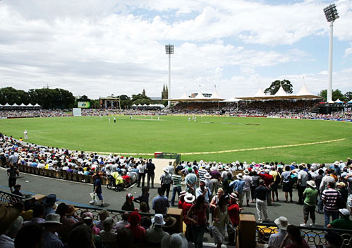 A general view of the Adelaide Oval during the Ashes Test ...