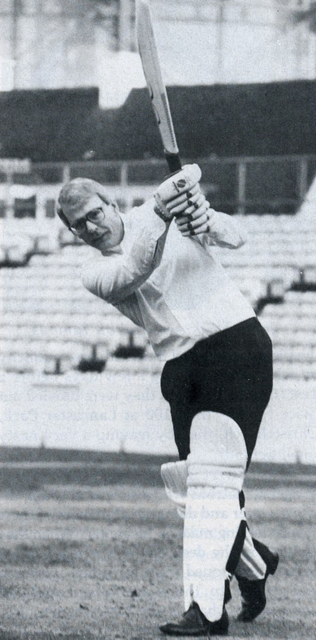John Major posing at The Oval in 1990 | ESPNcricinfo.com