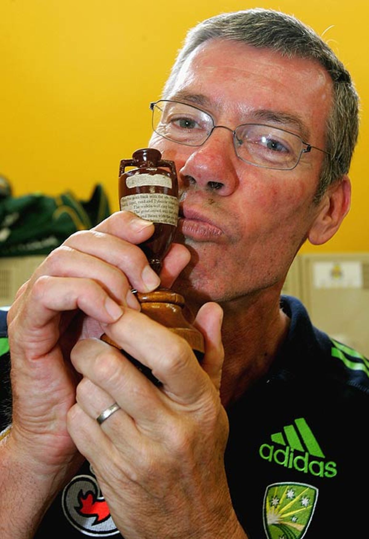 John Buchanan shows his delight at Australia winning back the Ashes ...