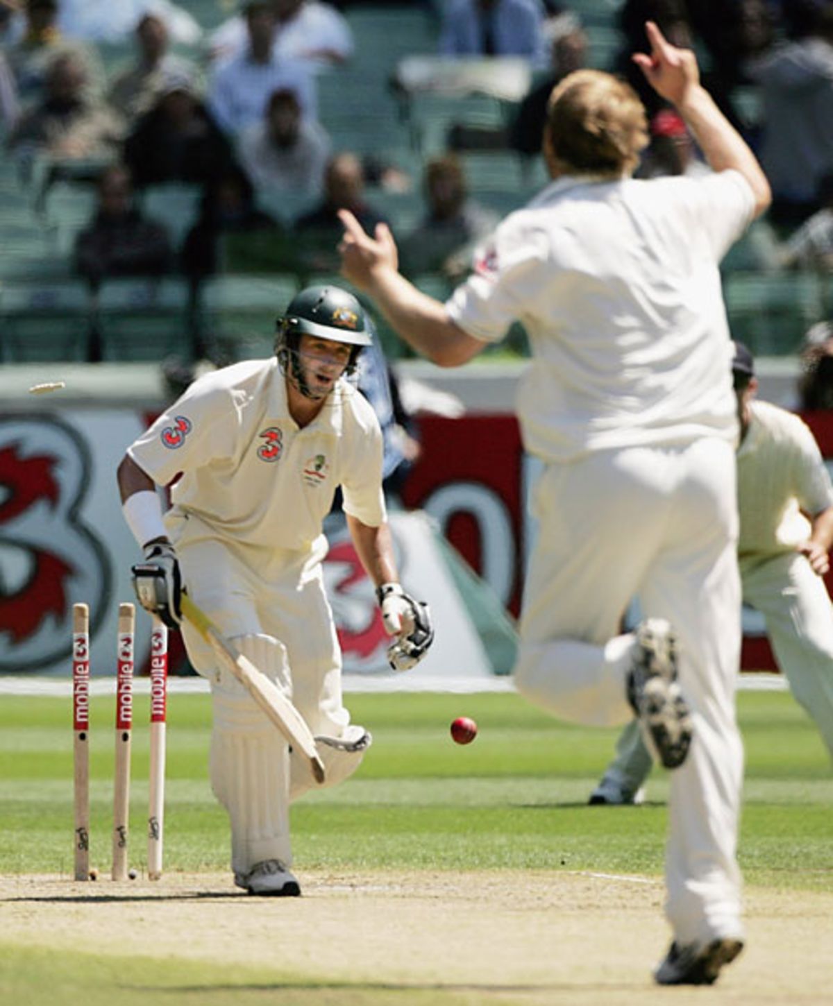 Steve Harmison celebrates removing Michael Clarke | ESPNcricinfo.com