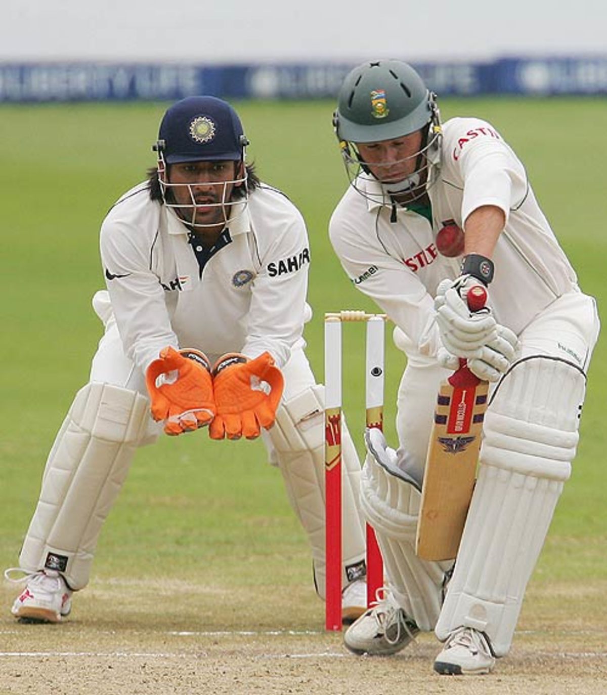 Andrew Hall misses a forward defense | ESPNcricinfo.com