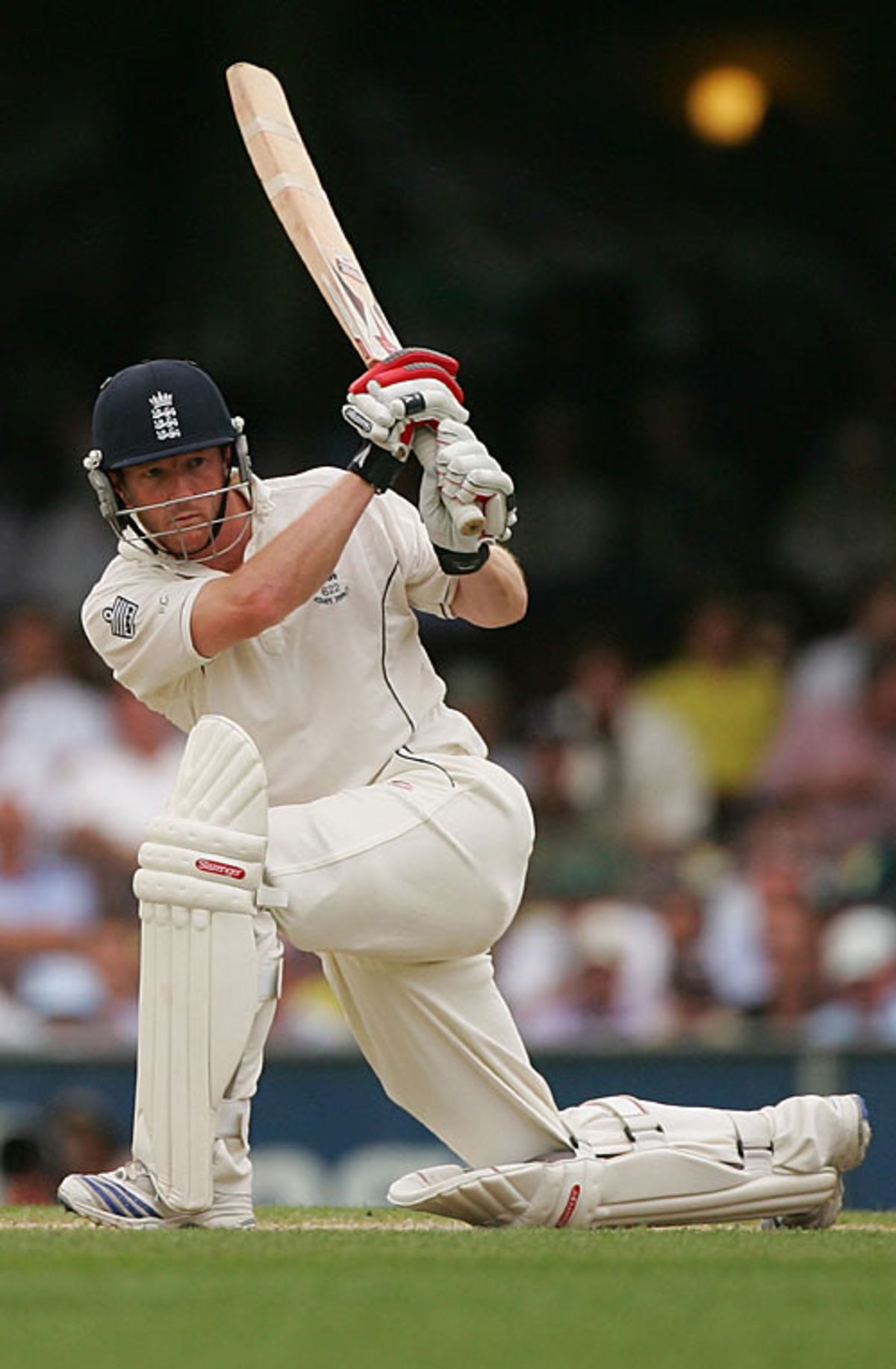 Paul Collingwood sweeps hard through midwicket | ESPNcricinfo.com