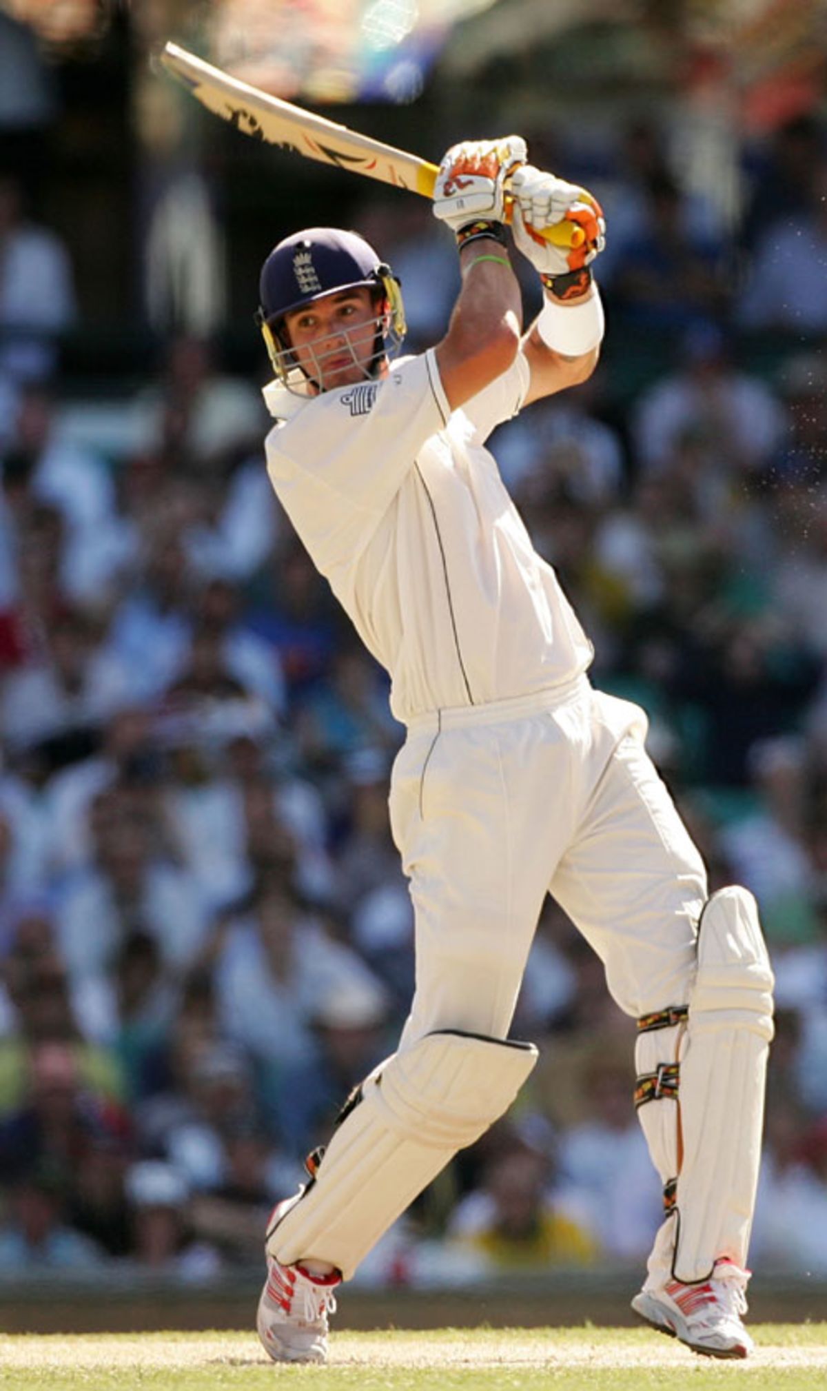 Glenn McGrath stands in full teapot mode as Billy Bowden returns his ...