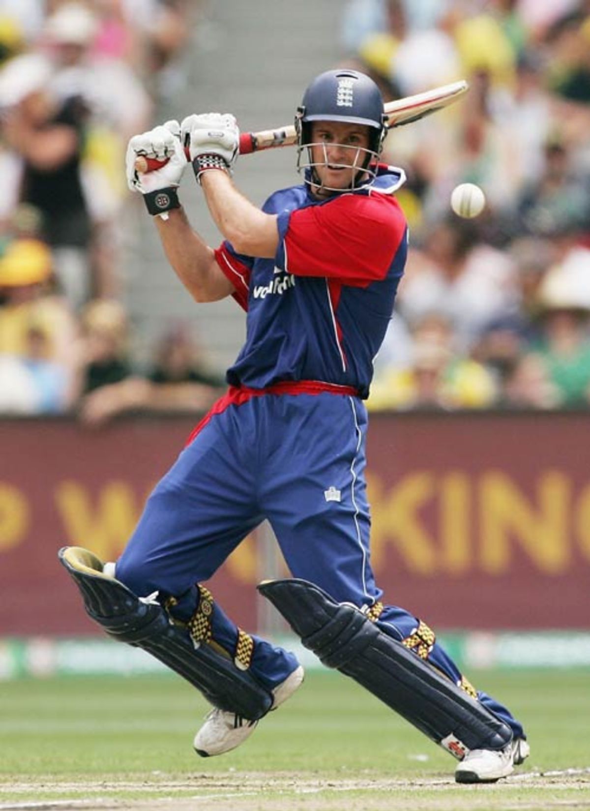 Andrew Strauss flicks off his pads | ESPNcricinfo.com