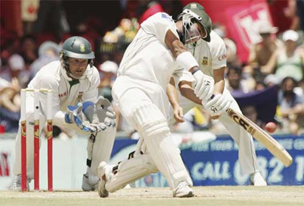 Imran Farhat takes the plaudits for his half-century... but was out ...