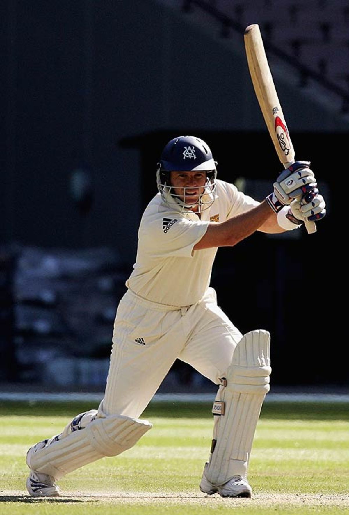 Brad Hodge drives during his 66 not out | ESPNcricinfo.com