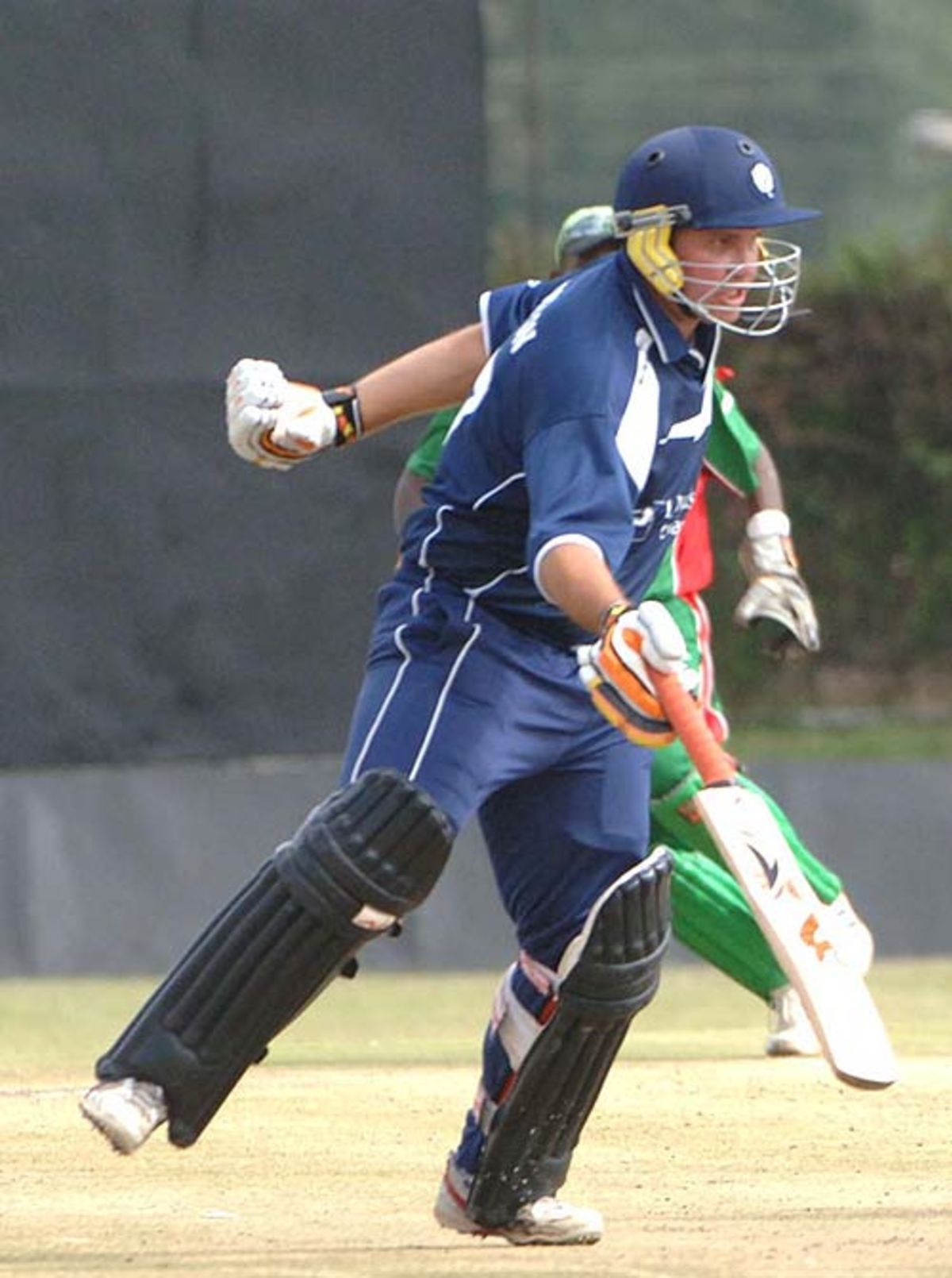 Scotland's Ryan Watson stretches to avoid a run-out | ESPNcricinfo.com