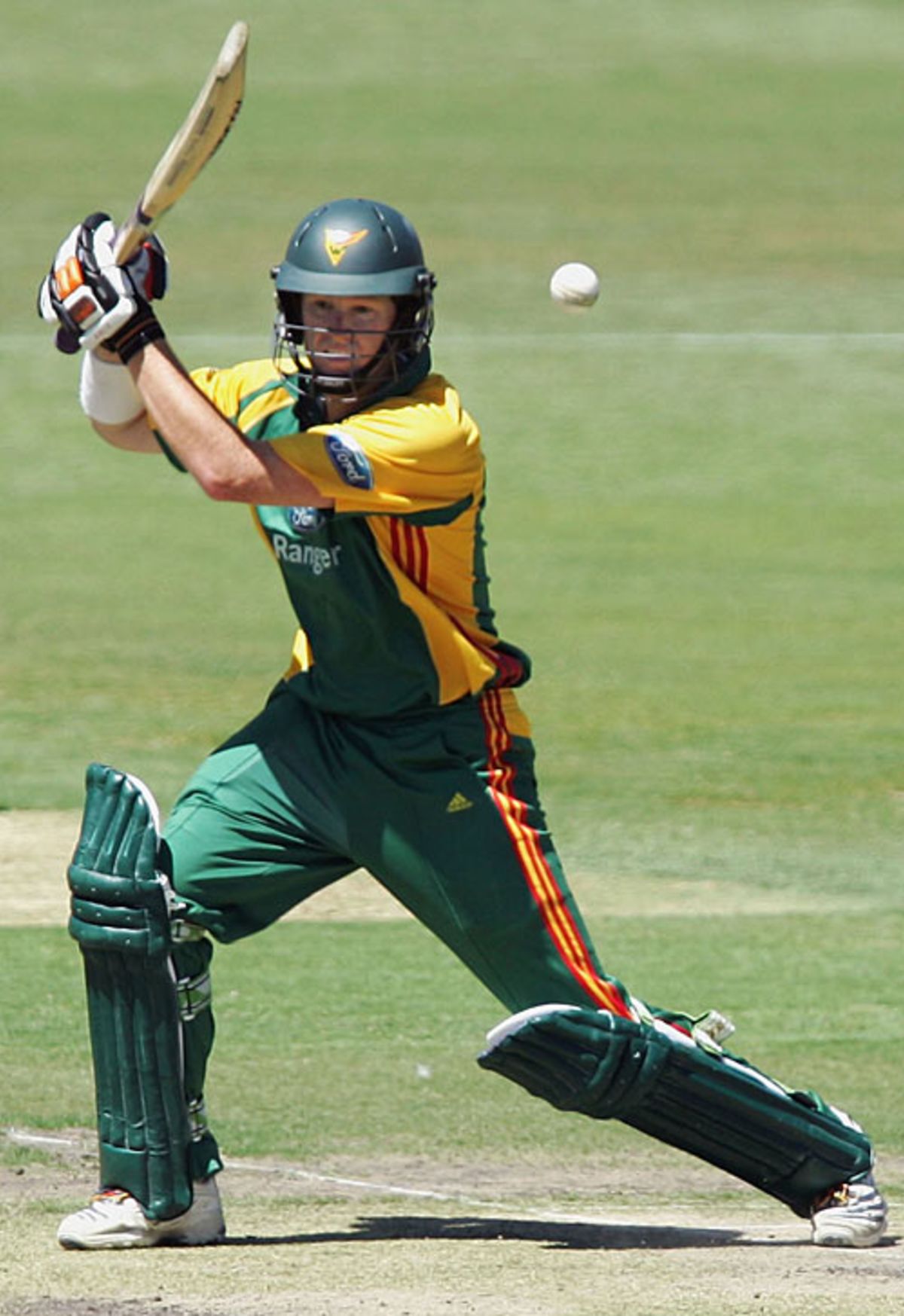 Dane Anderson drives over the top | ESPNcricinfo.com