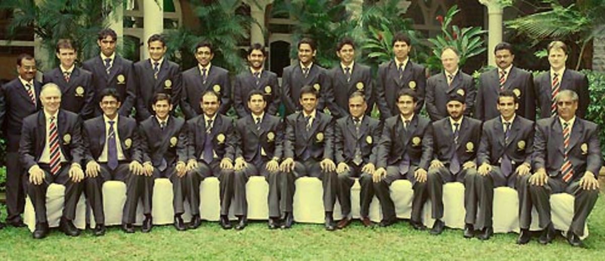 The Indian team pose for a group photo | ESPNcricinfo.com
